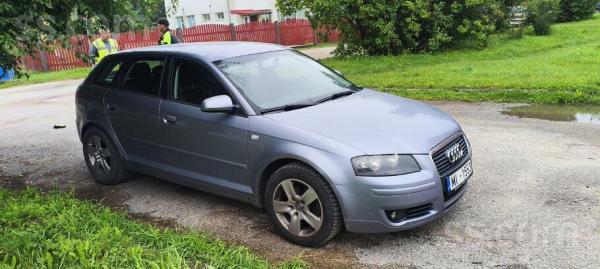 Серый Ауди А3 2005 в Рига, объемом двигателя 2.00 л и пробегом 317 тыс. км за 2400 €, фото 2 на AUTOMOTO.COM.LV