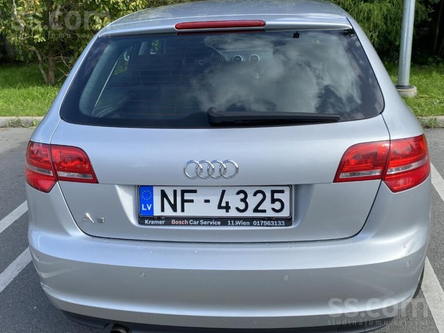 Pelēks Audi A3 2010 Rīga, ar dzinēja tilpumu 1.60 L un nobraukumu 203 tūkst. km par 5200 €, foto 3 vietnē AUTOMOTO.COM.LV