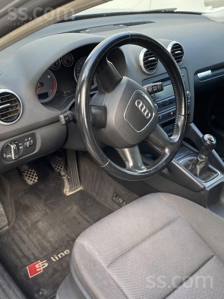 Pelēks Audi A3 2010 Rīga, ar dzinēja tilpumu 1.60 L un nobraukumu 203 tūkst. km par 5200 €, foto 8 vietnē AUTOMOTO.COM.LV