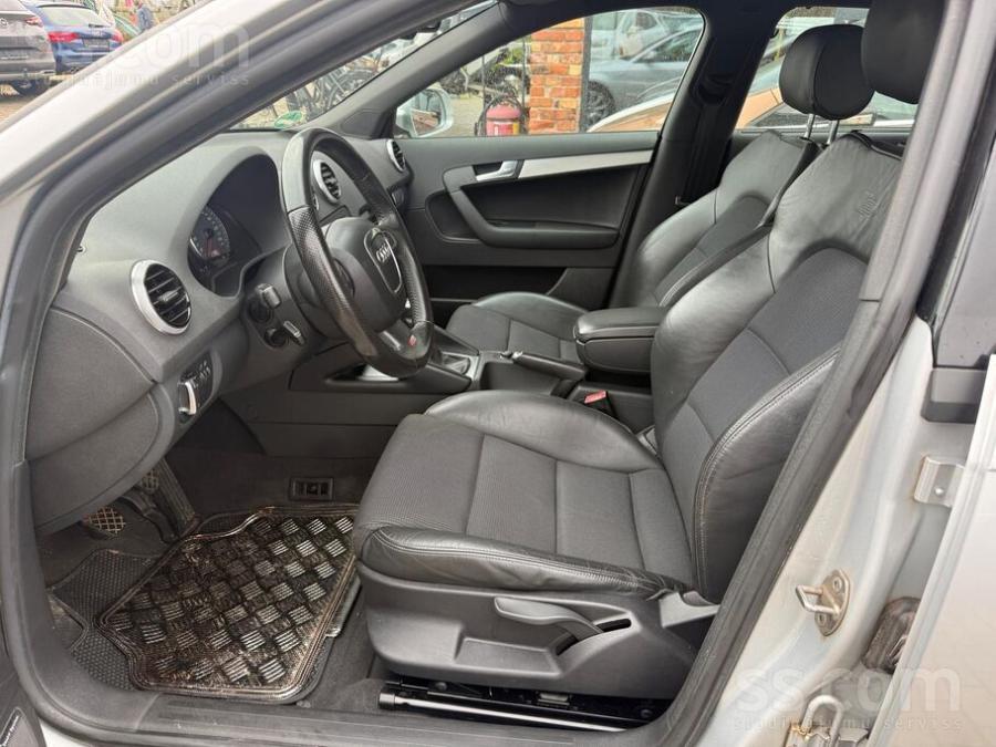 Grey Audi A3 2011 in Talsi, with an engine capacity of 1.60 L and mileage of 0 thousand km for 5700 €, photo 13 on AUTOMOTO.COM.LV