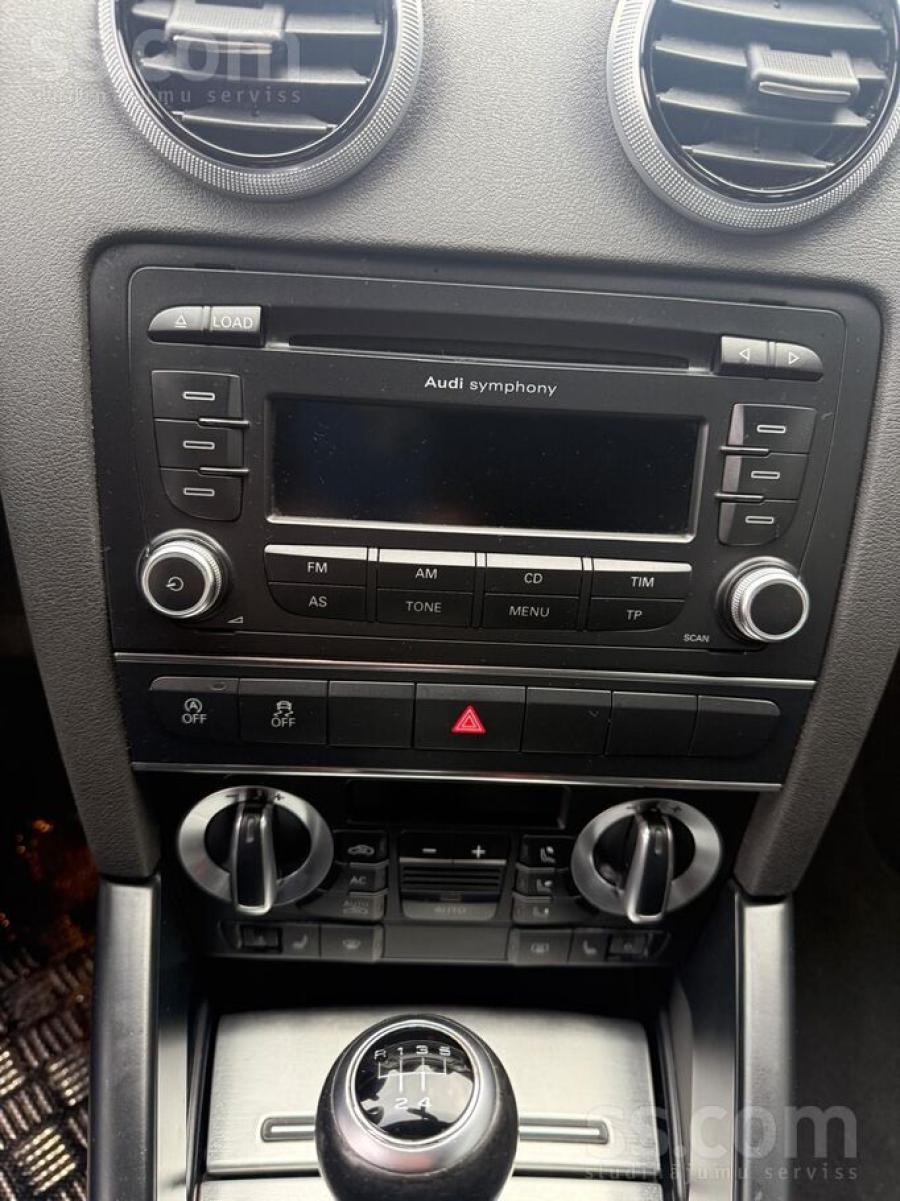 Grey Audi A3 2011 in Talsi, with an engine capacity of 1.60 L and mileage of 0 thousand km for 5700 €, photo 20 on AUTOMOTO.COM.LV