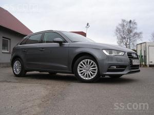Grey Audi A3 2016 in Riga, with an engine capacity of 1.60 L and mileage of 0 thousand km for 10650 €, photo  on AUTOMOTO.COM.LV