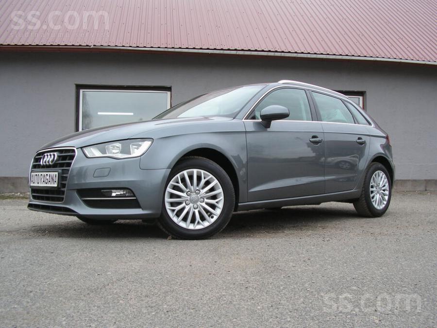 Grey Audi A3 2016 in Riga, with an engine capacity of 1.60 L and mileage of 0 thousand km for 10650 €, photo 3 on AUTOMOTO.COM.LV