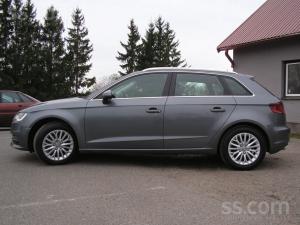 Grey Audi A3 2016 in Riga, with an engine capacity of 1.60 L and mileage of 0 thousand km for 10650 €, photo 9 on AUTOMOTO.COM.LV