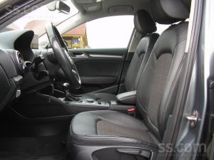 Grey Audi A3 2016 in Riga, with an engine capacity of 1.60 L and mileage of 0 thousand km for 10650 €, photo 19 on AUTOMOTO.COM.LV