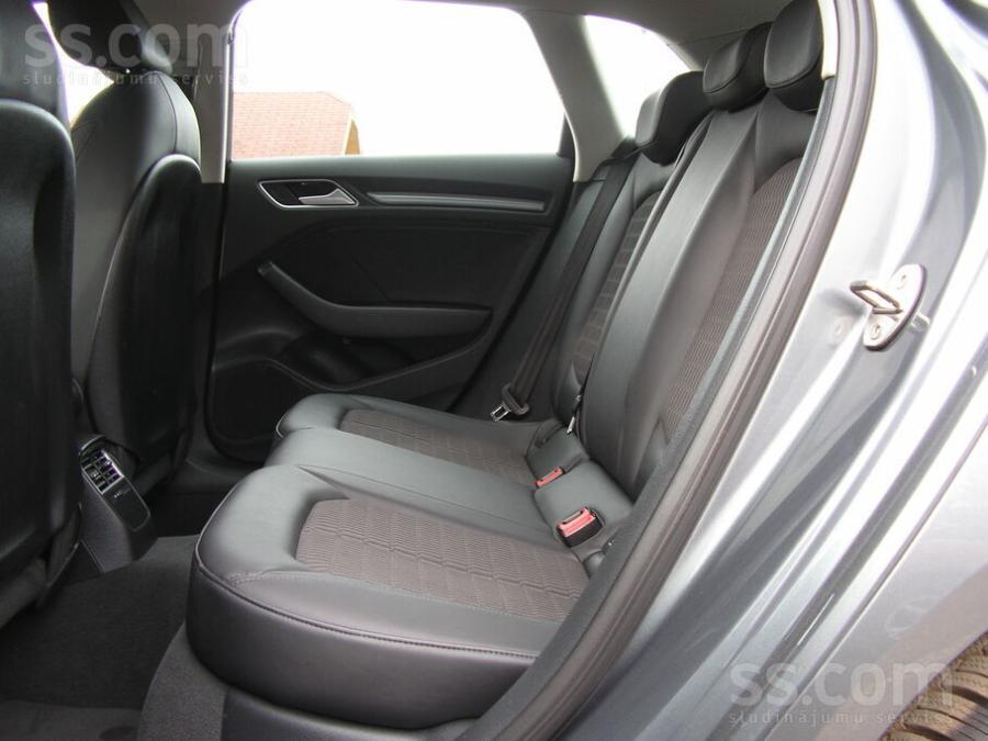 Grey Audi A3 2016 in Riga, with an engine capacity of 1.60 L and mileage of 0 thousand km for 10650 €, photo 20 on AUTOMOTO.COM.LV