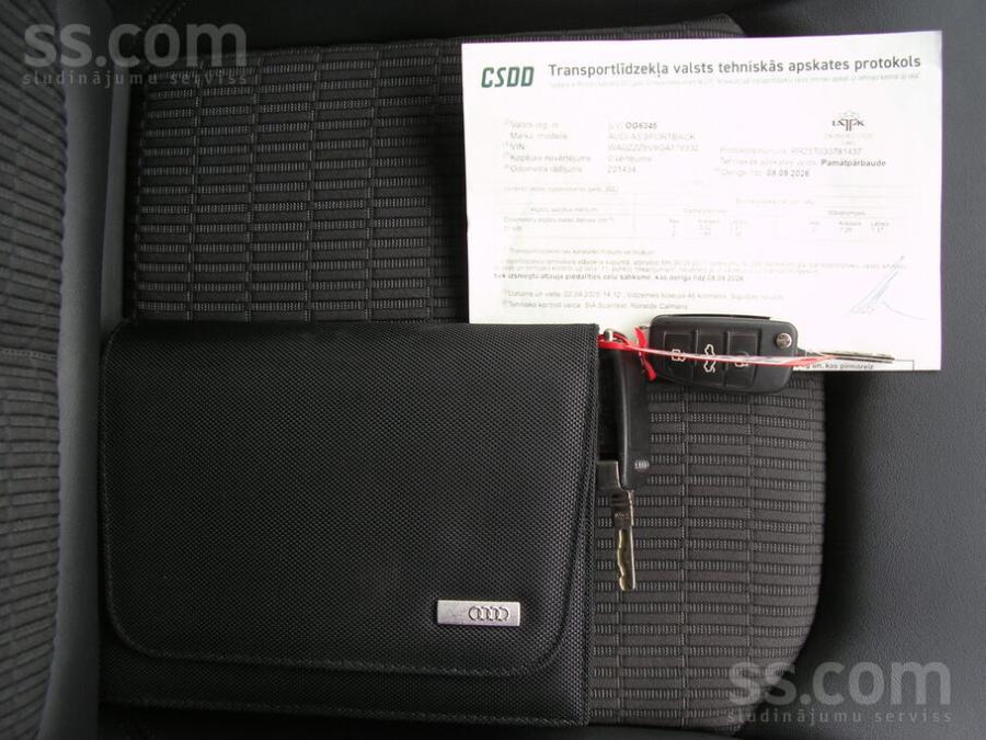 Grey Audi A3 2016 in Riga, with an engine capacity of 1.60 L and mileage of 0 thousand km for 10650 €, photo 28 on AUTOMOTO.COM.LV