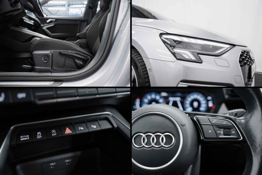 Grey Audi A3 2021 in Tallinn, with an engine capacity of 1.50 L and mileage of 86 thousand km for 24000 €, photo 15 on AUTOMOTO.COM.LV