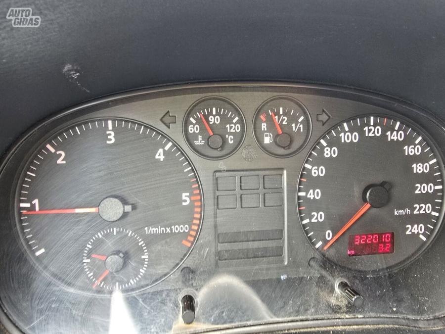Audi A3 1997 in Vilnius, with an engine capacity of 1.90 L and mileage of 322 thousand km for 550 €, photo 13 on AUTOMOTO.COM.LV