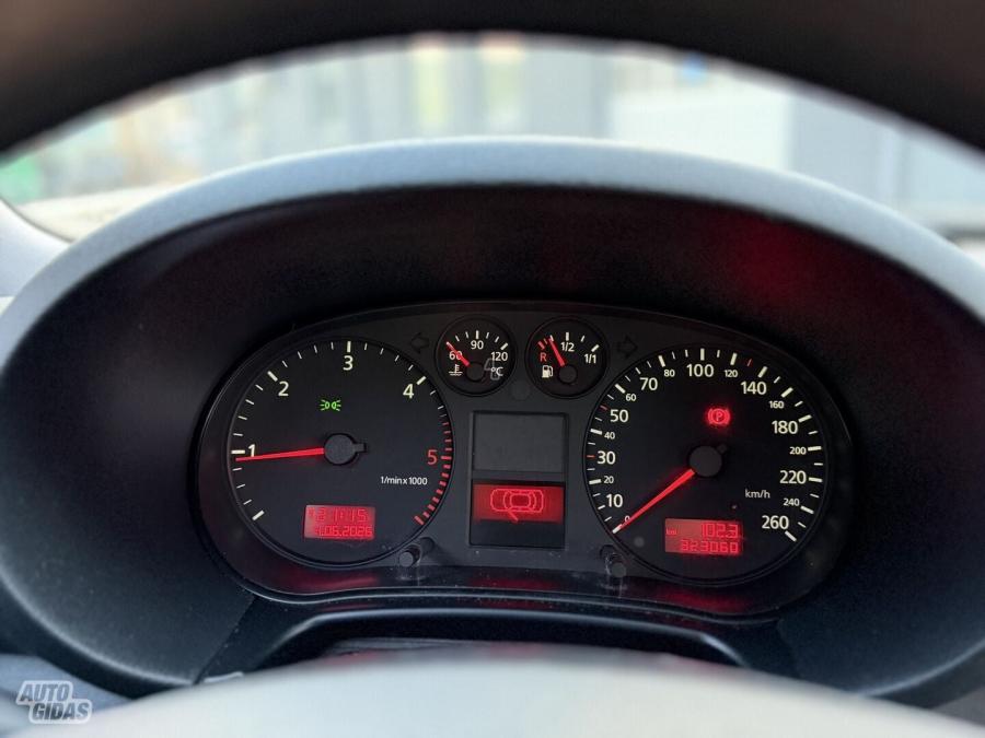 Audi A3 1999 in Utena, with an engine capacity of 1.90 L and mileage of 323 thousand km for 1350 €, photo 11 on AUTOMOTO.COM.LV