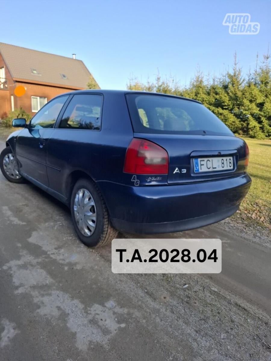 Audi A3 2000 in Elektrenai, with an engine capacity of 1.90 L and mileage of 406 thousand km for 840 €, photo 1 on AUTOMOTO.COM.LV