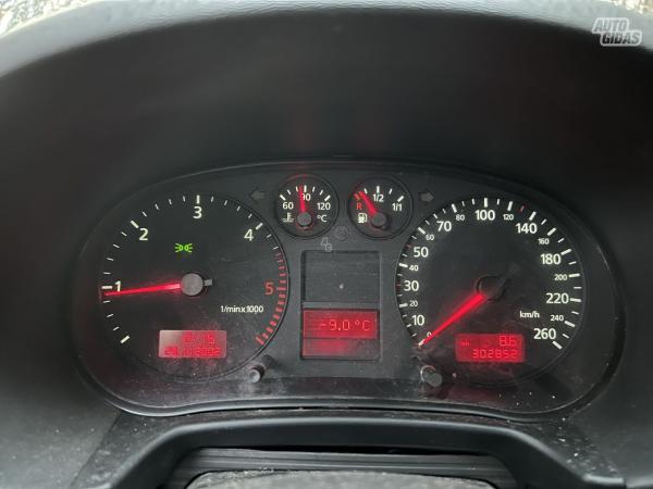 Audi A3 2002 in Vilnius, with an engine capacity of 1.90 L and mileage of 300 thousand km for 690 €, photo 8 on AUTOMOTO.COM.LV