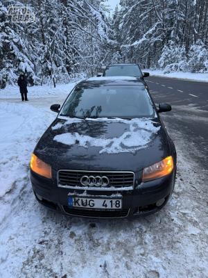Audi A3 2003 Viļņa, ar dzinēja tilpumu 1.60 L un nobraukumu 280 tūkst. km par 550 €, foto  vietnē AUTOMOTO.COM.LV