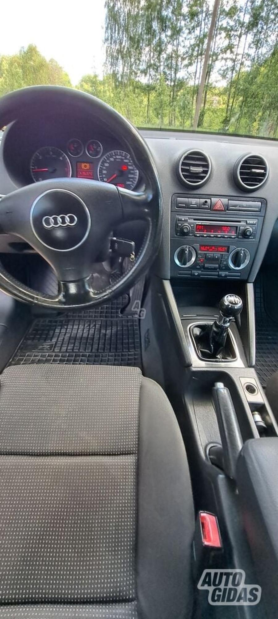 Audi A3 2003 in Lazdijai, with an engine capacity of 2.00 L and mileage of 379 thousand km for 1200 €, photo 8 on AUTOMOTO.COM.LV