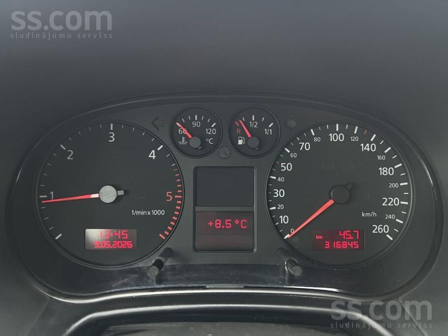 Audi A3 2003 in Riga, with an engine capacity of 1.90 L and mileage of 316 thousand km for 1800 €, photo 8 on AUTOMOTO.COM.LV