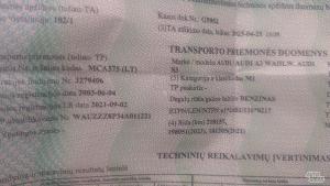 Audi A3 2003 Kauņa, ar dzinēja tilpumu 2.00 L un nobraukumu 228 tūkst. km par 799 €, foto 19 vietnē AUTOMOTO.COM.LV