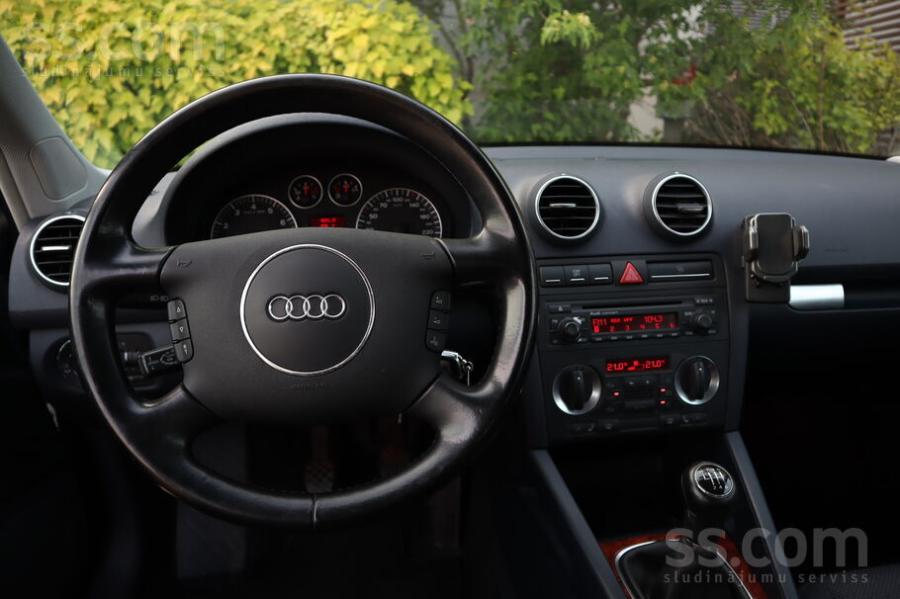 Audi A3 2004 in Riga, with an engine capacity of 2.00 L and mileage of 215 thousand km for 1099 €, photo 18 on AUTOMOTO.COM.LV
