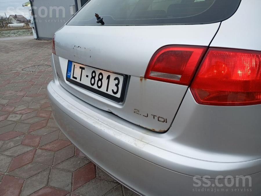 Audi A3 2004 in Ludza, with an engine capacity of 2.00 L and mileage of 373 thousand km for 1650 €, photo 6 on AUTOMOTO.COM.LV