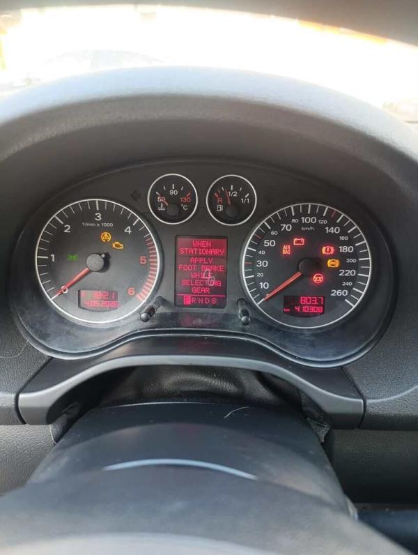 Audi A3 2004 in Klaipeda, with an engine capacity of 2.00 L and mileage of 410 thousand km for 700 €, photo 8 on AUTOMOTO.COM.LV