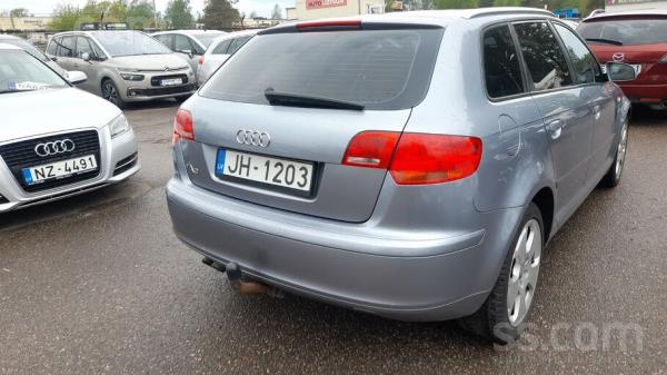 Audi A3 2004 in Riga, with an engine capacity of 2.00 L and mileage of 317 thousand km for 2500 €, photo 6 on AUTOMOTO.COM.LV