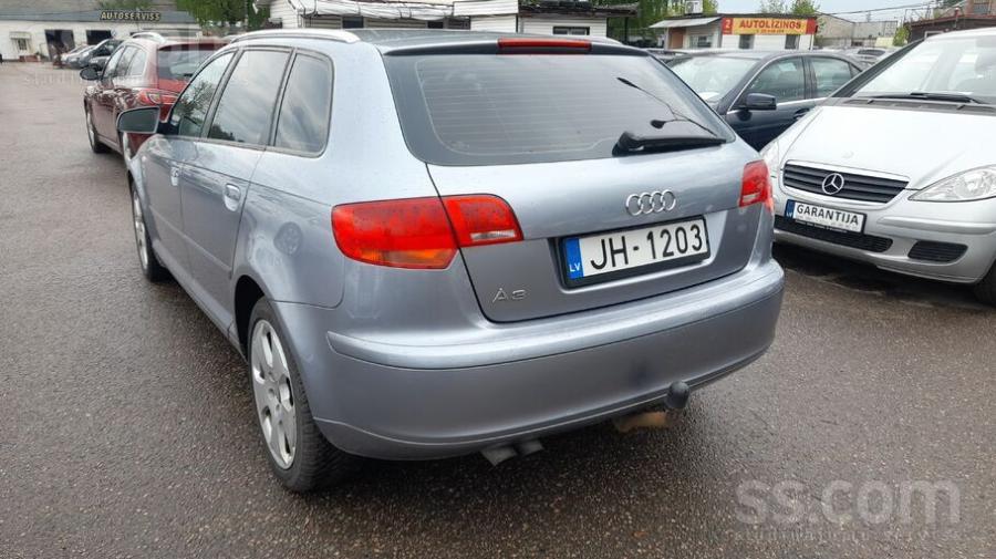 Audi A3 2004 in Riga, with an engine capacity of 2.00 L and mileage of 317 thousand km for 2500 €, photo 9 on AUTOMOTO.COM.LV