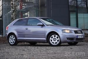 Audi A3 2004 Rīga, ar dzinēja tilpumu 1.60 L un nobraukumu 224 tūkst. km par 1490 €, foto  vietnē AUTOMOTO.COM.LV