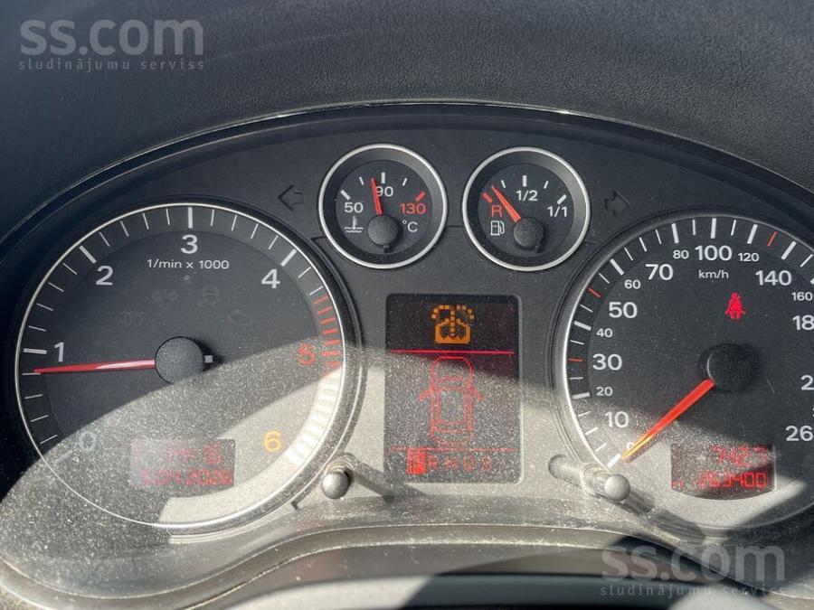 Audi A3 2004 in Balvi, with an engine capacity of 2.00 L and mileage of 263 thousand km for 1500 €, photo 12 on AUTOMOTO.COM.LV