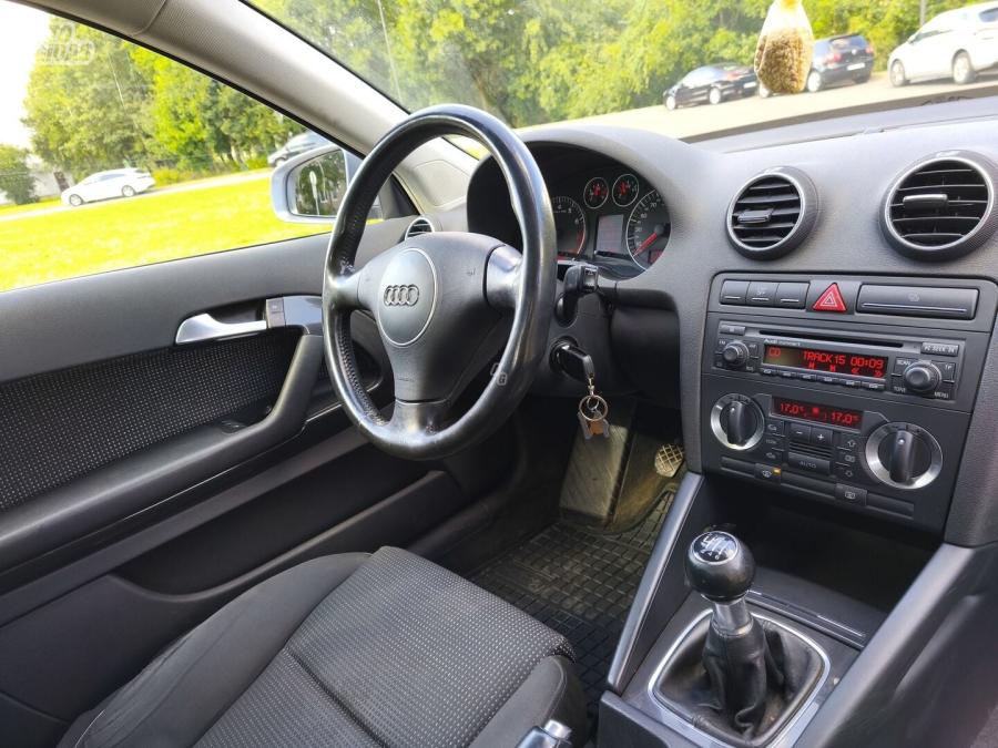 Audi A3 2004 Kauņa, ar dzinēja tilpumu 2.00 L un nobraukumu 200 tūkst. km par 950 €, foto 12 vietnē AUTOMOTO.COM.LV