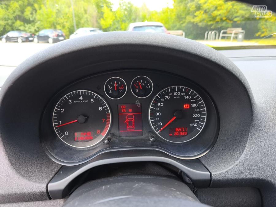 Audi A3 2004 Kauņa, ar dzinēja tilpumu 2.00 L un nobraukumu 200 tūkst. km par 950 €, foto 14 vietnē AUTOMOTO.COM.LV