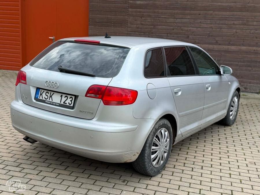 Audi A3 2004 Kauņa, ar dzinēja tilpumu 2.00 L un nobraukumu 378 tūkst. km par 1950 €, foto 6 vietnē AUTOMOTO.COM.LV