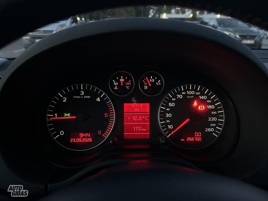 Ауди А3 2004 в Каунас, объемом двигателя 1.90 л и пробегом 267 тыс. км за 1600 €, фото 18 на AUTOMOTO.COM.LV