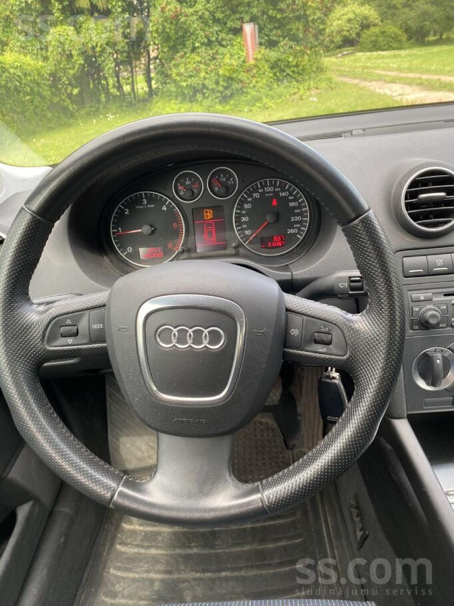 Audi A3 2005 in Aizkraukle, with an engine capacity of 2.00 L and mileage of 0 thousand km for 17200 €, photo 11 on AUTOMOTO.COM.LV