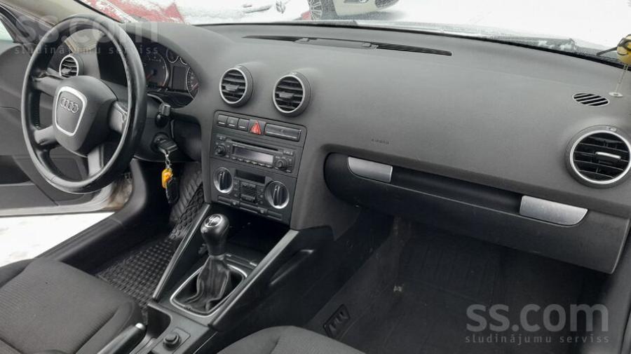 Audi A3 2005 Rīga, ar dzinēja tilpumu 1.60 L un nobraukumu 320 tūkst. km par 2300 €, foto 34 vietnē AUTOMOTO.COM.LV