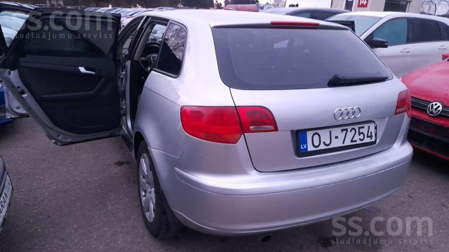 Audi A3 2005 Rīga, ar dzinēja tilpumu 1.60 L un nobraukumu 320 tūkst. km par 2300 €, foto 35 vietnē AUTOMOTO.COM.LV