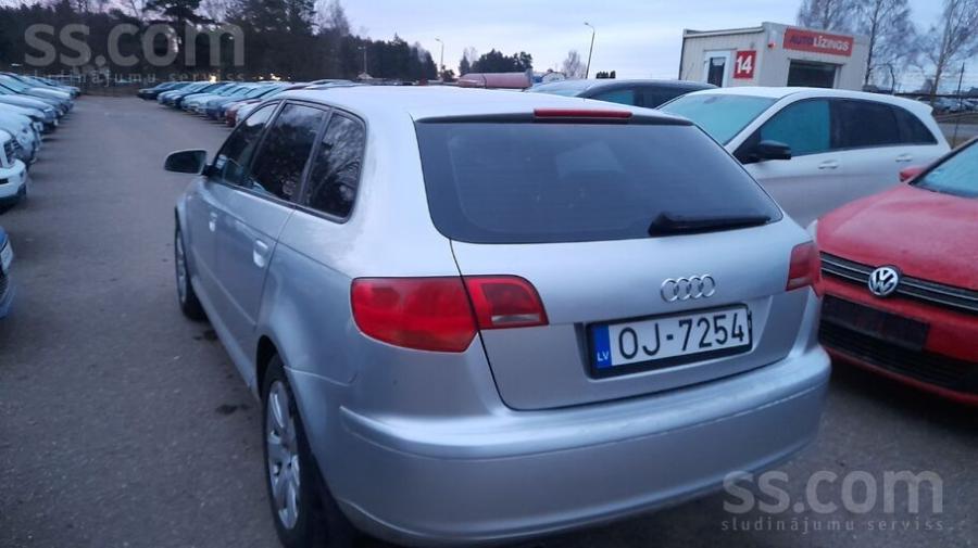 Audi A3 2005 Rīga, ar dzinēja tilpumu 1.60 L un nobraukumu 320 tūkst. km par 2300 €, foto 5 vietnē AUTOMOTO.COM.LV
