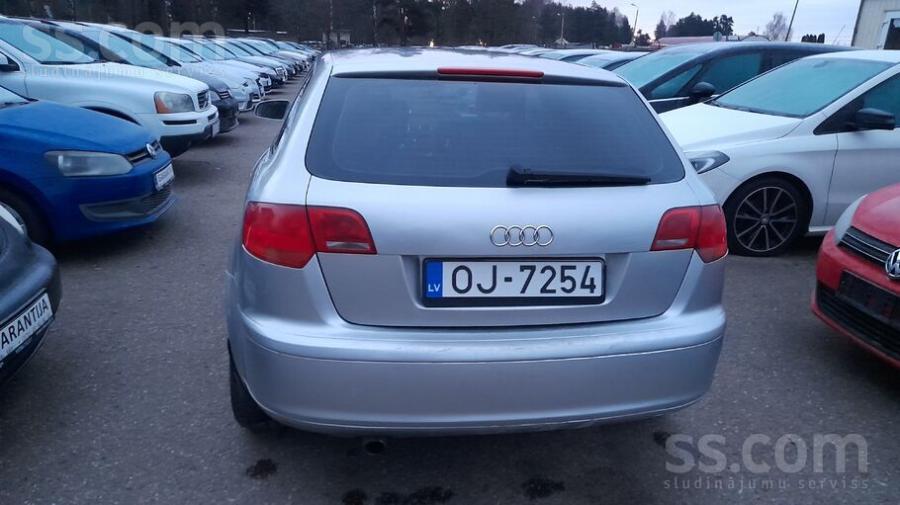 Audi A3 2005 Rīga, ar dzinēja tilpumu 1.60 L un nobraukumu 320 tūkst. km par 2300 €, foto 6 vietnē AUTOMOTO.COM.LV
