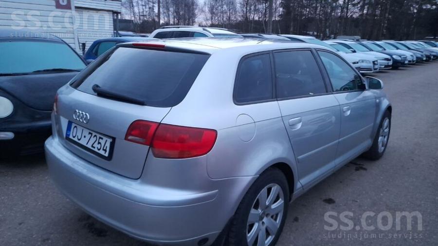 Audi A3 2005 Rīga, ar dzinēja tilpumu 1.60 L un nobraukumu 320 tūkst. km par 2300 €, foto 7 vietnē AUTOMOTO.COM.LV