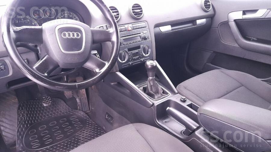 Audi A3 2005 Rīga, ar dzinēja tilpumu 1.60 L un nobraukumu 320 tūkst. km par 2300 €, foto 25 vietnē AUTOMOTO.COM.LV
