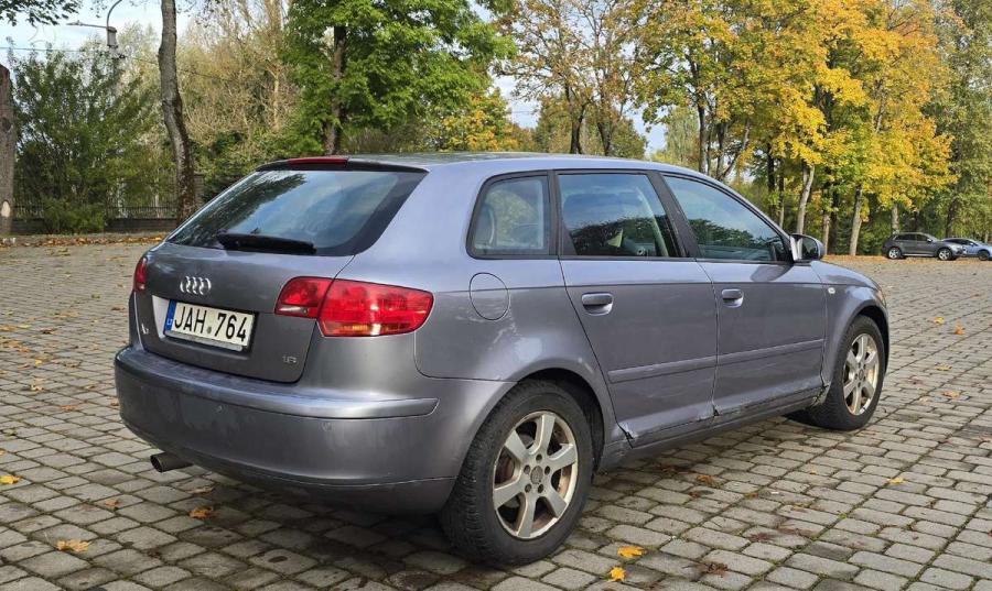 Audi A3 2005 Viļņa, ar dzinēja tilpumu 1.60 L un nobraukumu 250 tūkst. km par 700 €, foto 5 vietnē AUTOMOTO.COM.LV