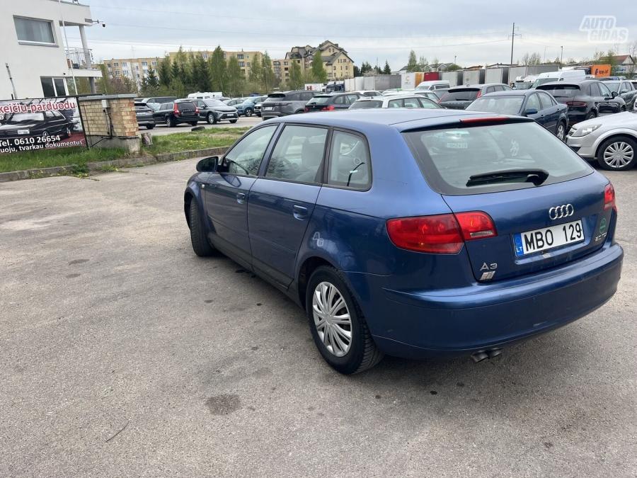 Audi A3 2005 in Siauliai, with an engine capacity of 2.00 L and mileage of 224 thousand km for 1249 €, photo 7 on AUTOMOTO.COM.LV
