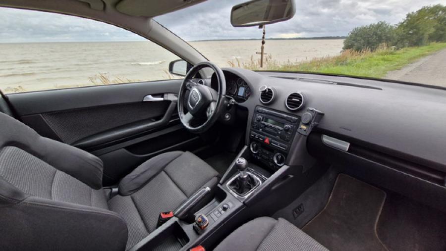Audi A3 2005 in Parnu, with an engine capacity of 2.00 L and mileage of 397 thousand km for 3390 €, photo 9 on AUTOMOTO.COM.LV