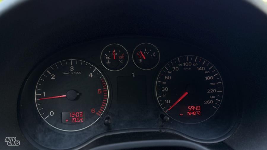 Audi A3 2005 Viļņa, ar dzinēja tilpumu 2.00 L un nobraukumu 195 tūkst. km par 1950 €, foto 11 vietnē AUTOMOTO.COM.LV