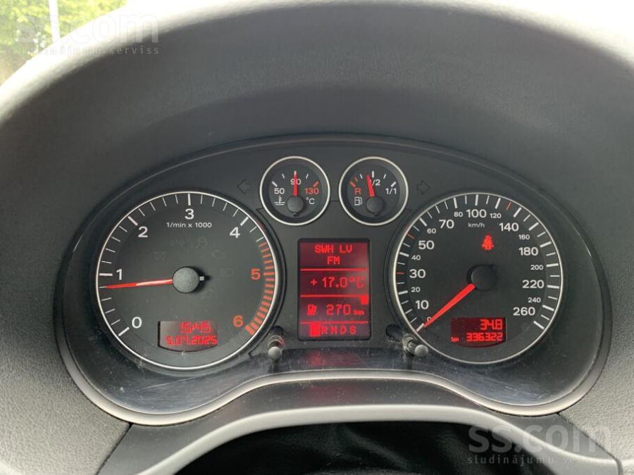 Audi A3 2006 Rīga, ar dzinēja tilpumu 2.00 L un nobraukumu 336 tūkst. km par 3350 €, foto 9 vietnē AUTOMOTO.COM.LV