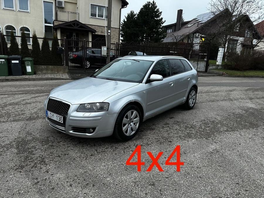 Audi A3 2006 in Vilnius, with an engine capacity of 2.00 L and mileage of 274 thousand km for 2400 €, photo 1 on AUTOMOTO.COM.LV