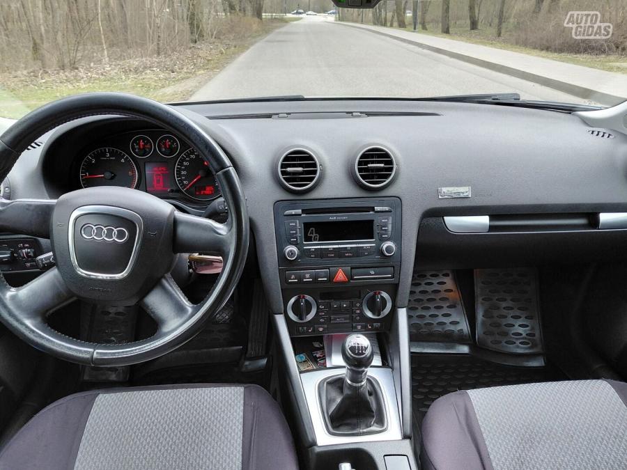Audi A3 2006 Viļņa, ar dzinēja tilpumu 2.00 L un nobraukumu 279 tūkst. km par 2700 €, foto 9 vietnē AUTOMOTO.COM.LV