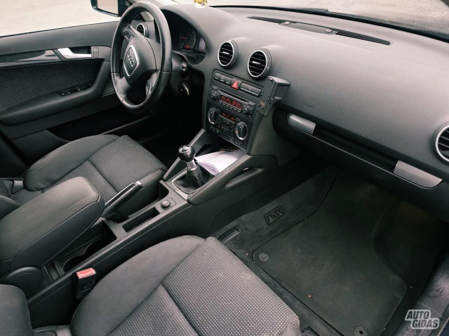 Audi A3 2006 in Siauliai, with an engine capacity of 2.00 L and mileage of 248 thousand km for 2550 €, photo 10 on AUTOMOTO.COM.LV