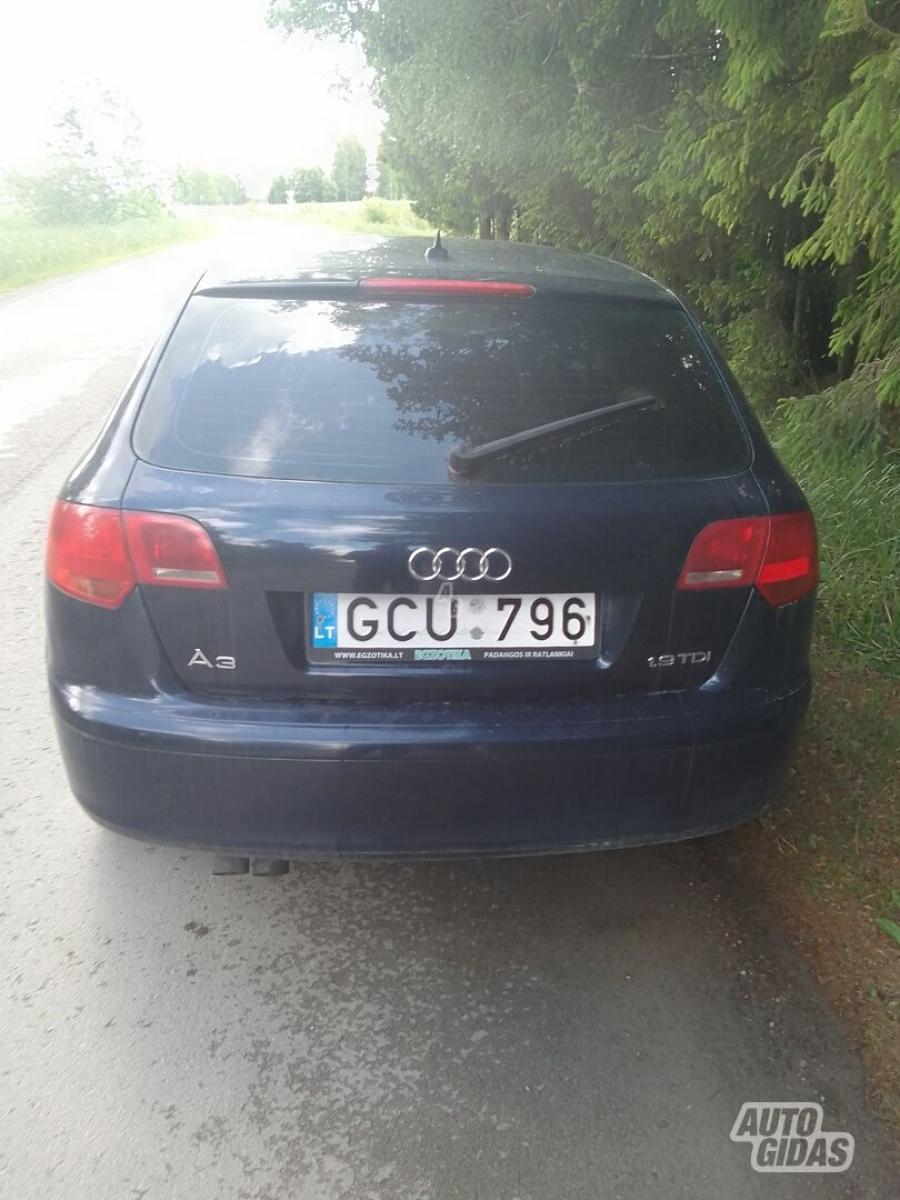 Audi A3 2006 in Siauliai, with an engine capacity of 1.90 L and mileage of 351 thousand km for 2550 €, photo 7 on AUTOMOTO.COM.LV