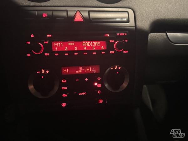 Audi A3 2006 in Kaunas, with an engine capacity of 1.90 L and mileage of 350 thousand km for 1590 €, photo 7 on AUTOMOTO.COM.LV