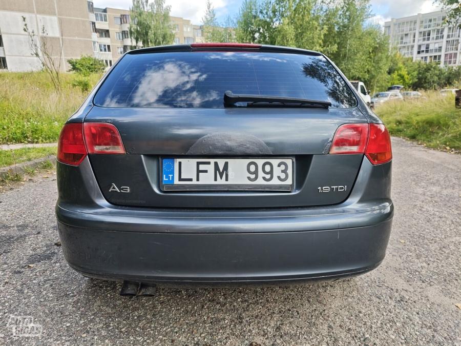 Audi A3 2006 Viļņa, ar dzinēja tilpumu 1.90 L un nobraukumu 350 tūkst. km par 1400 €, foto 7 vietnē AUTOMOTO.COM.LV