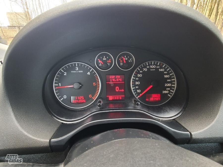 Audi A3 2007 Marijampole, ar dzinēja tilpumu 2.00 L un nobraukumu 390 tūkst. km par 2150 €, foto 19 vietnē AUTOMOTO.COM.LV